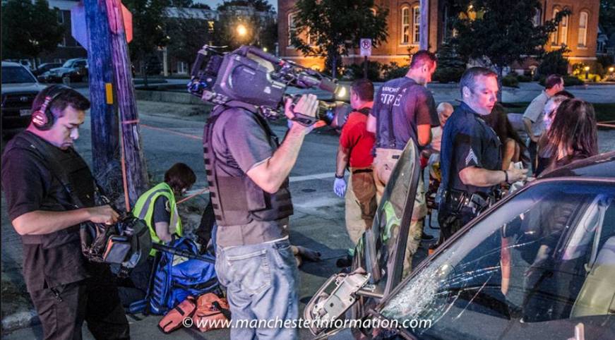 COPS reality TV crew riding along with MPD filming future episodes ...