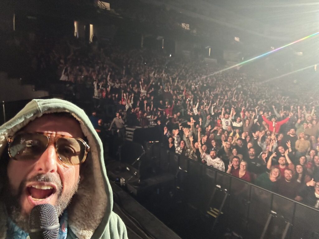 Enter Sandman: Fans jam SNHU Arena to welcome Adam Sandler to his home ...