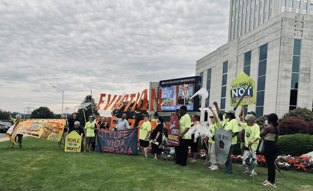 Mass. tenants of Brady Sullivan and NH tenant advocates protest outside ...