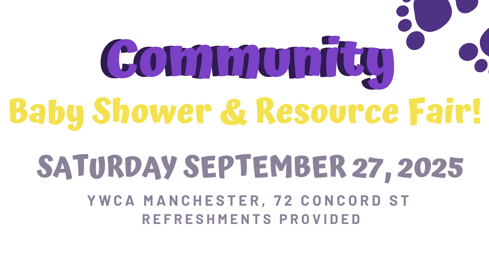 There's still time to register for the Sept. 27 Community Baby Shower ...