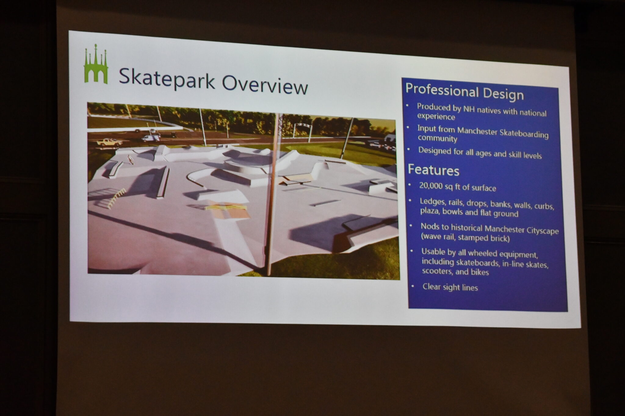 Aldermen approve $2.5M bonding for new skate park - Manchester Ink Link