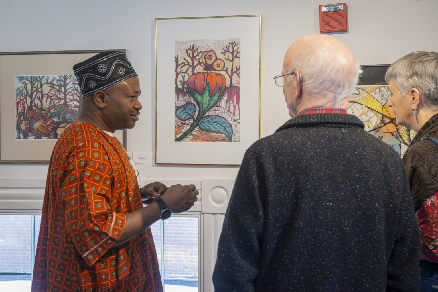 Nigerian artist Segun Olorunfemi, on his work: 'It’s a way for me to ...